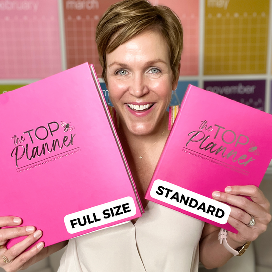 Hot Pink Standard TOP Planner Bundle – The TOP Planner